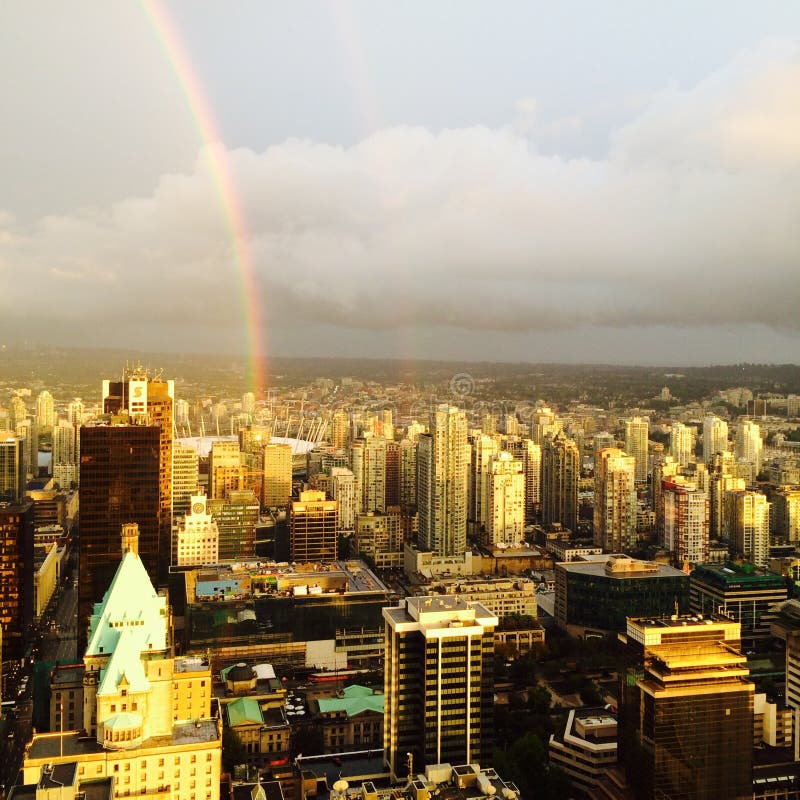 Rainbow City editorial image. Image of vancouver, balcony - 55164375