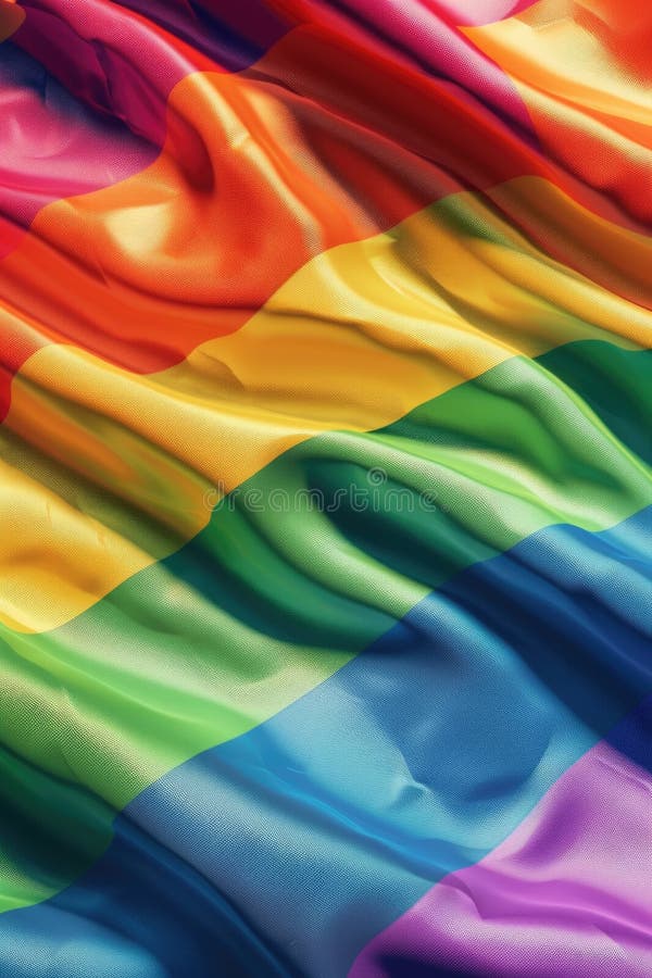 Rainbow Cloth Close Up stock image. Image of rainbow - 376895561