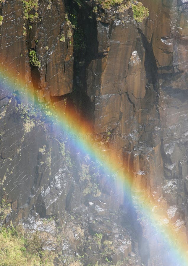 Rainbow in the Cloud of the Water Drop. Stock Photo - Image of light ...
