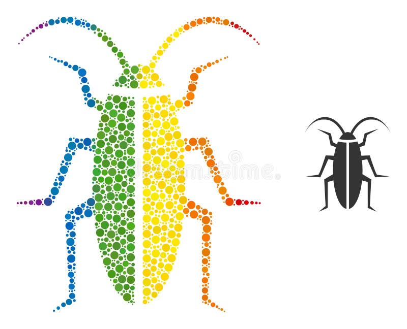 Collage Cockroach Stock Illustrations – 215 Collage Cockroach Stock ...