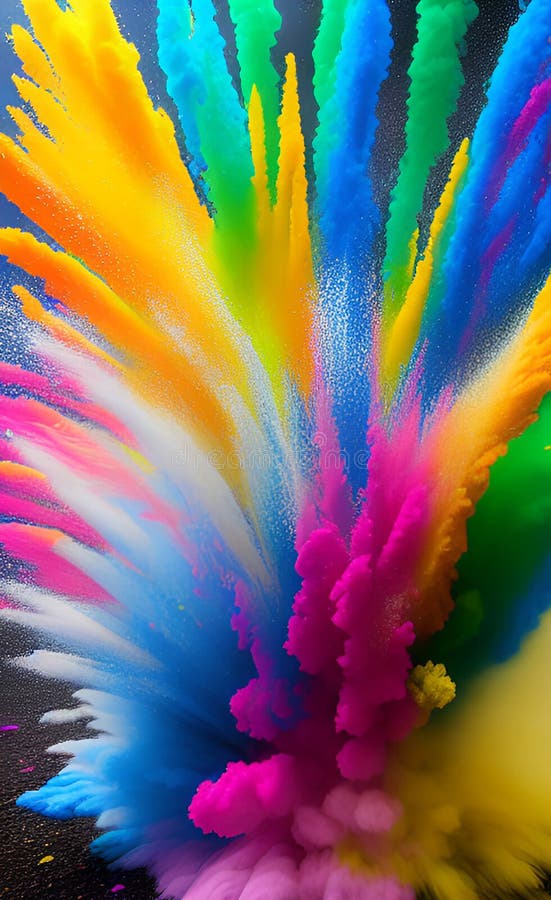 Rainbow Color Abstract Background 3 Stock Illustration - Illustration ...