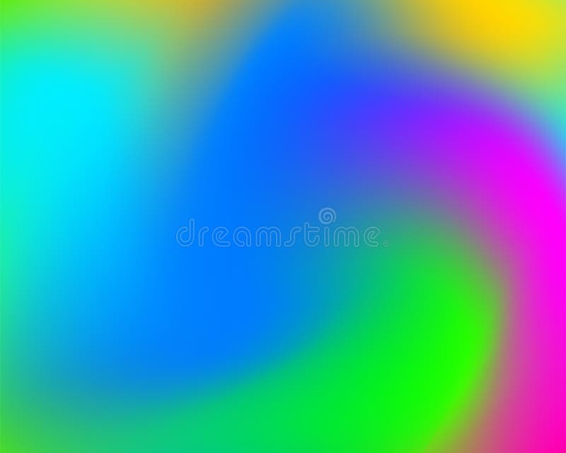 Rainbow Color Abstract Vector Background. Smooth Gradient Bright ...