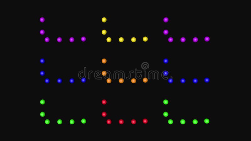 Rainbow Color Balls Loop Moving, 3D Rendering 4K Stock Footage - Video ...