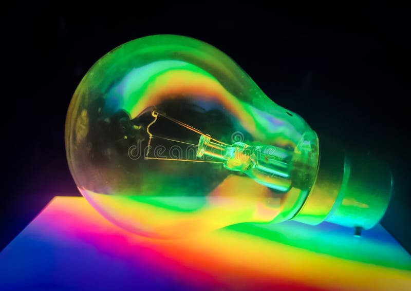 160 Rainbow Light Bulb Illustration Stock Photos - Free & Royalty-Free ...