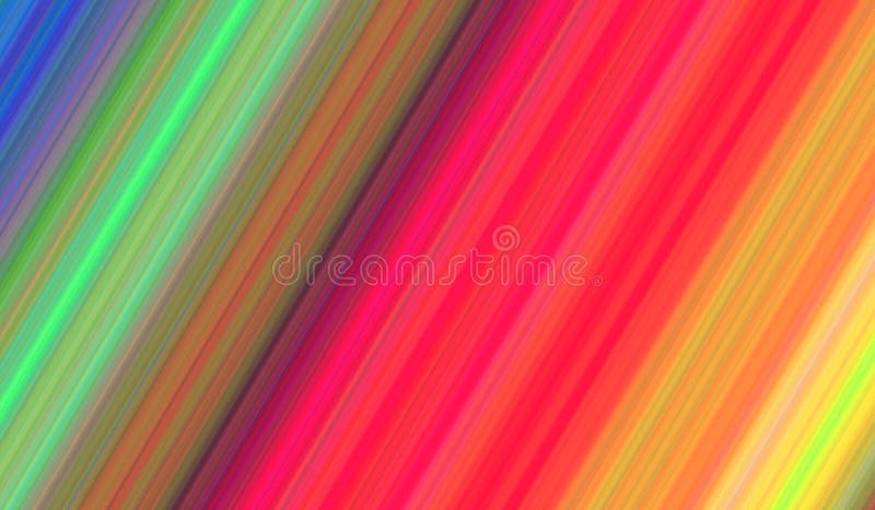 Rainbow Color 3D Stripes Effect Abstract Background Stock Illustration ...