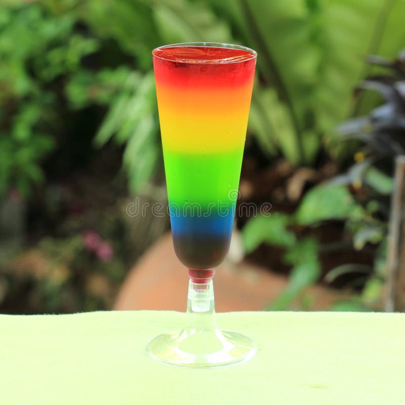 Rainbow color jelly stock photo. Image of blue, lime - 36204002