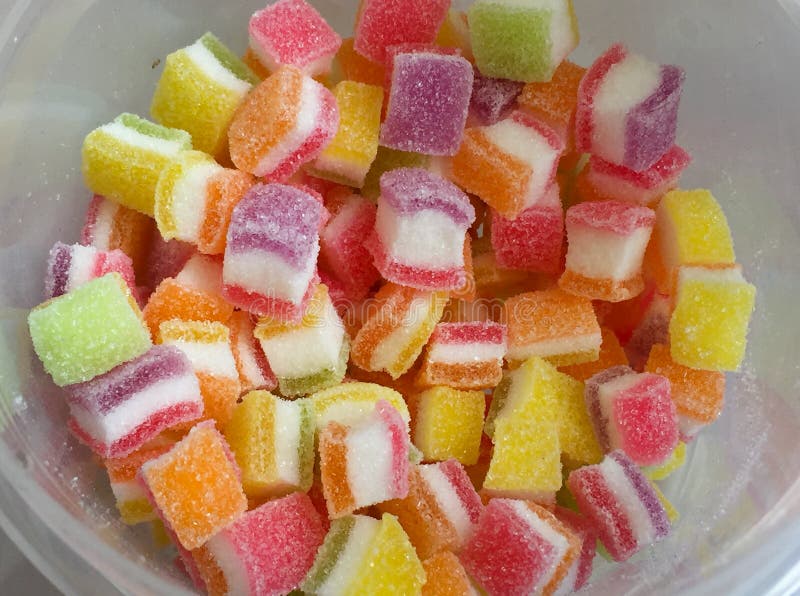 Rainbow color jelly stock image. Image of delicious, plastic - 93146339