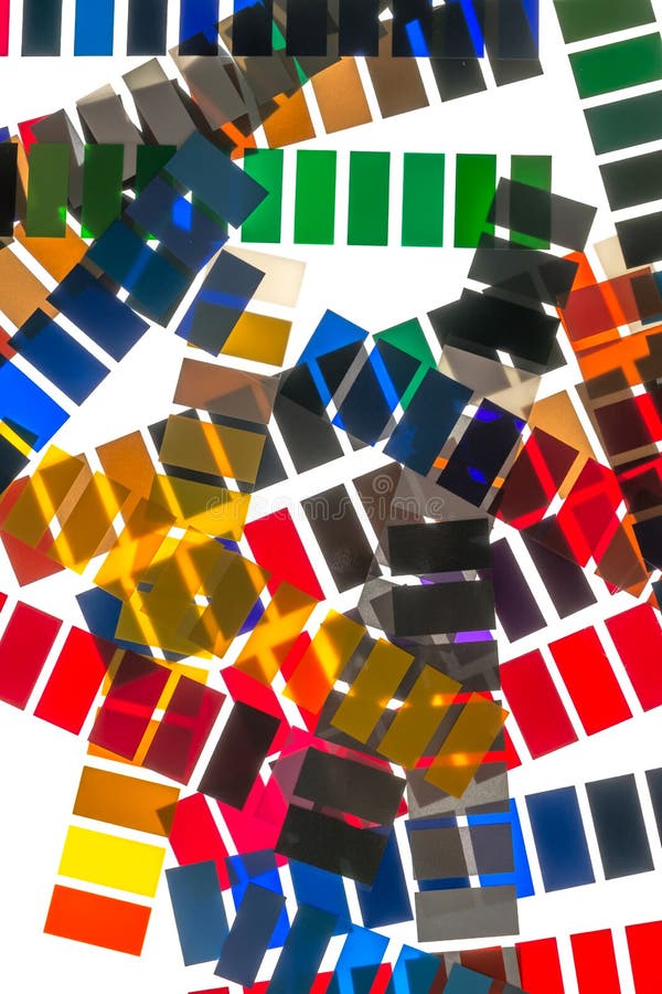 Rainbow Color Palette Samples Stock Illustration - Illustration of ...