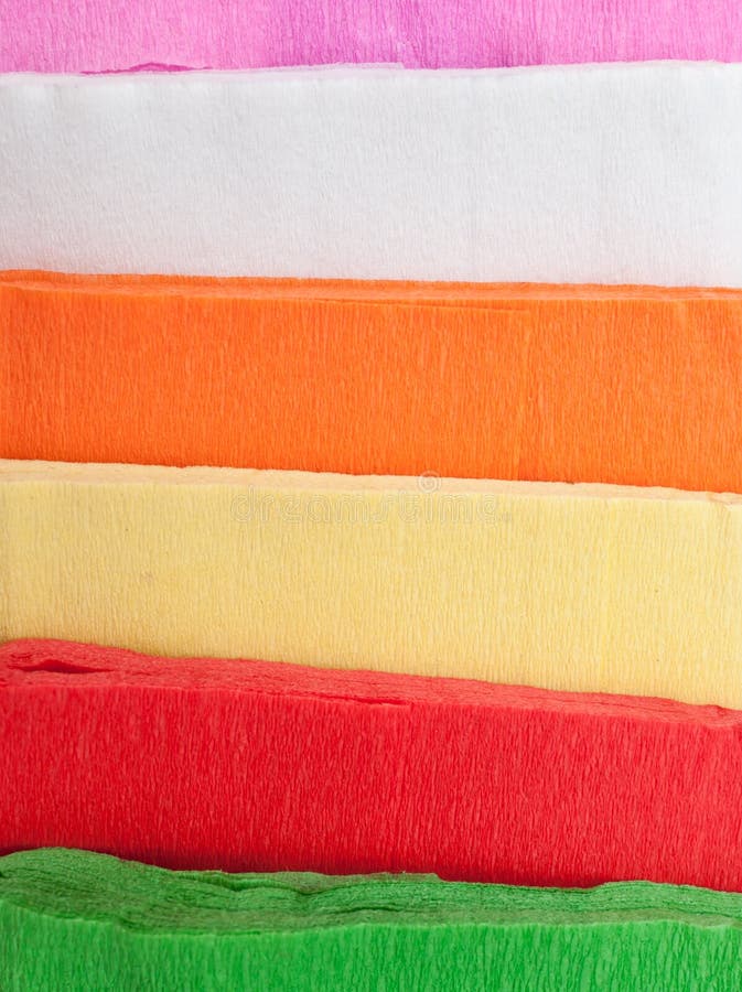 Rainbow color paper. stock image. Image of document, design - 25751447
