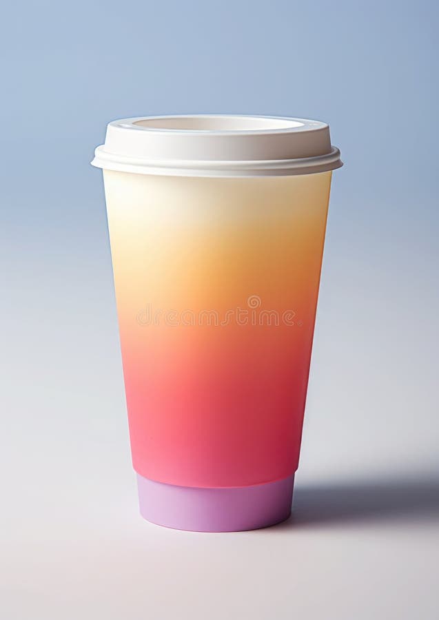 Rainbow Color Reusable Paper Cups. Bright Plastic-free Reusable ...