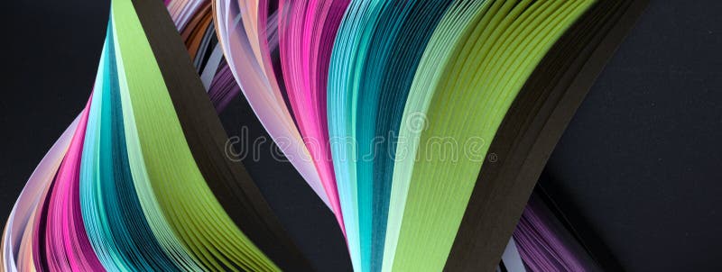 Rainbow Color Strip Wave Paper. Abstract Texture Horizontal Background ...