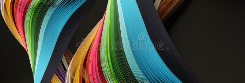 Rainbow Color Strip Wave Paper. Abstract Texture Horizontal Background ...