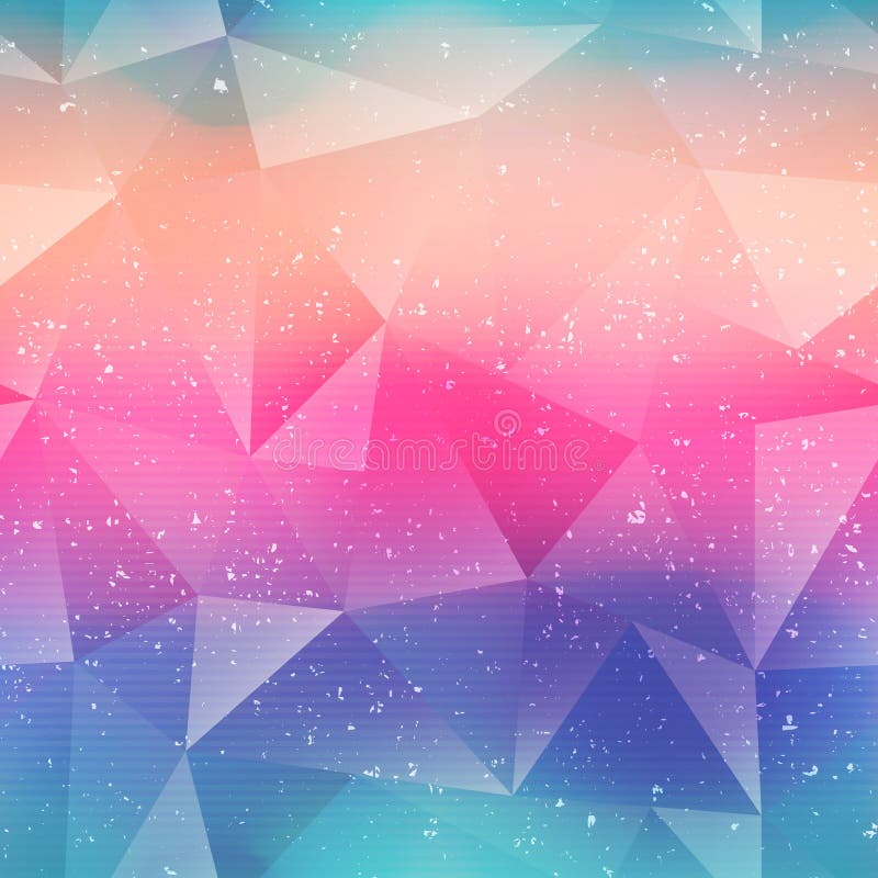 Rainbow Color Triangle Pattern Stock Vector - Illustration of ...