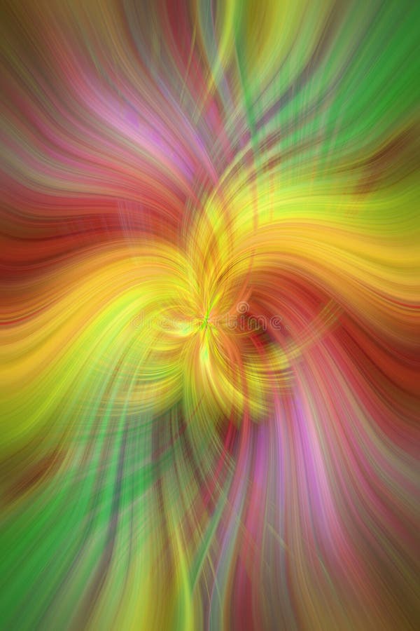 Rainbow Colored Abstract. Concept Alliance of Sun and Earth Stock ...