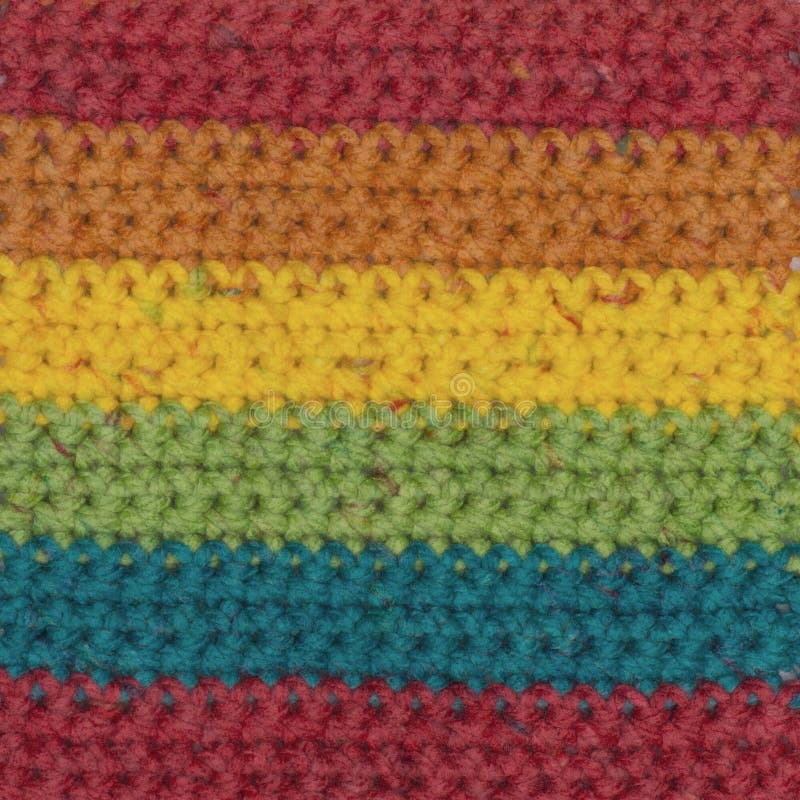 Rainbow Colored Acrylic Yarn Texture Stock Photo - Image of curling ...