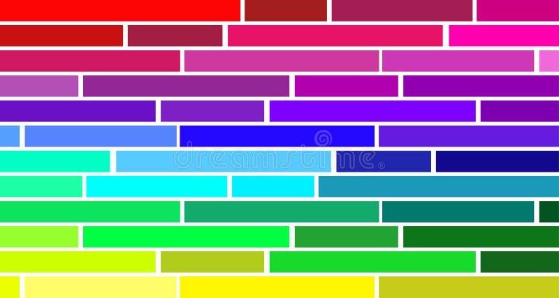 Rainbow Colored Bars on White Background - Simple Wallpaper Stock ...
