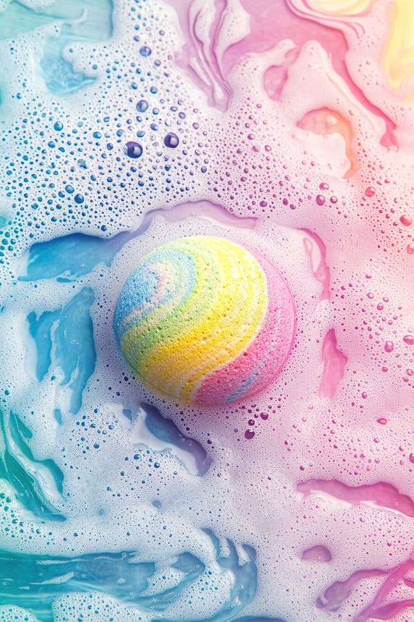 Pastel Rainbow Bubbles Swirling Abstract Background Stock Photos - Free ...