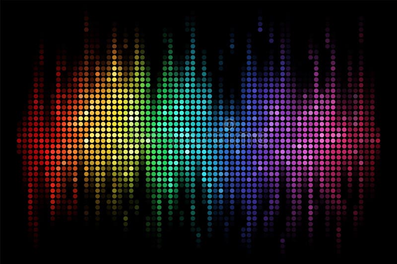 Vector Equalizer Sound Wave Stock Vector - Illustration of display ...