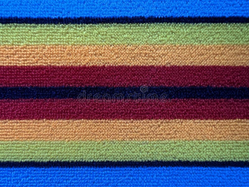 Rainbow Colored Fabric Texture Stock Photo - Image of pattern, closeup ...