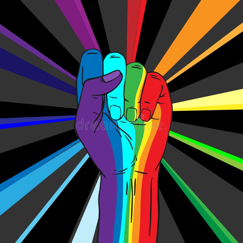 Rainbow Fist Stock Illustrations – 760 Rainbow Fist Stock Illustrations ...