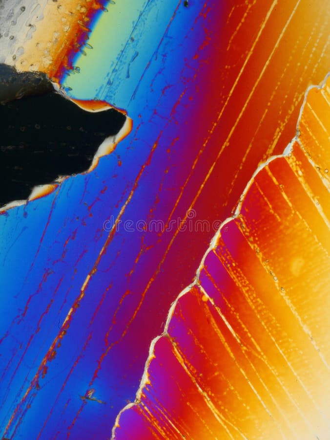 Rainbow Colored Ice Crystal Stock Image - Image of melting, droplets ...