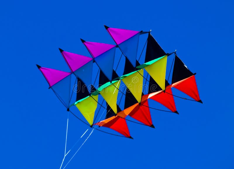 A rainbow colored kite stock photo. Image of beauty, summertime - 29529938
