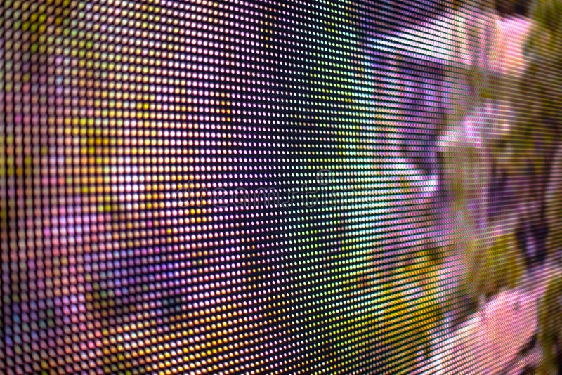 Rainbow Colored LED Screen Background Stock Photo - Image of screens ...