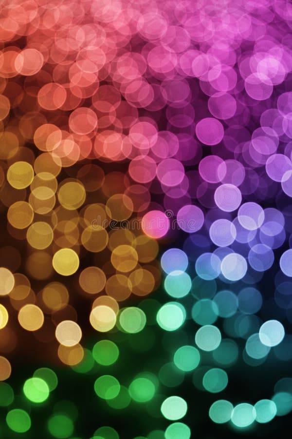 Abstract Multi-colored Light Background with Defocused Bokeh Stock ...