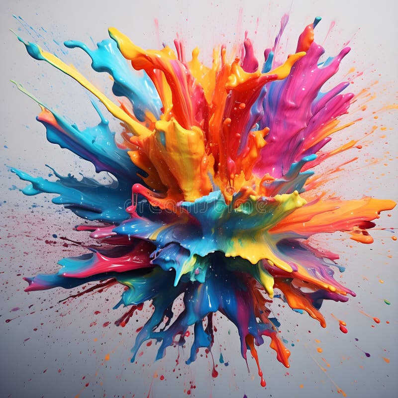 Explosion Rainbow Watercolor Stock Illustrations – 3,699 Explosion ...
