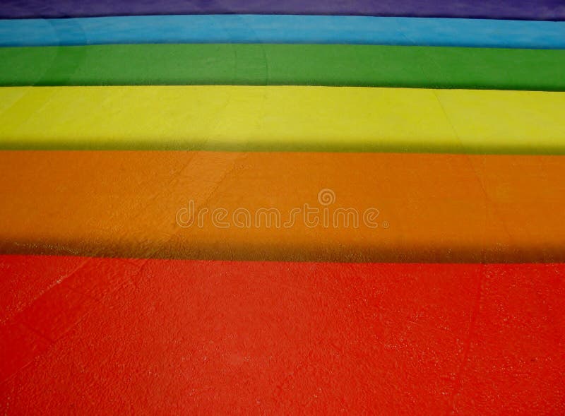 Rainbow colored pavement stock image. Image of colored - 97442481