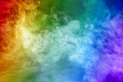 Rainbow colored smoke stock image. Image of light, wallpaper - 89018723