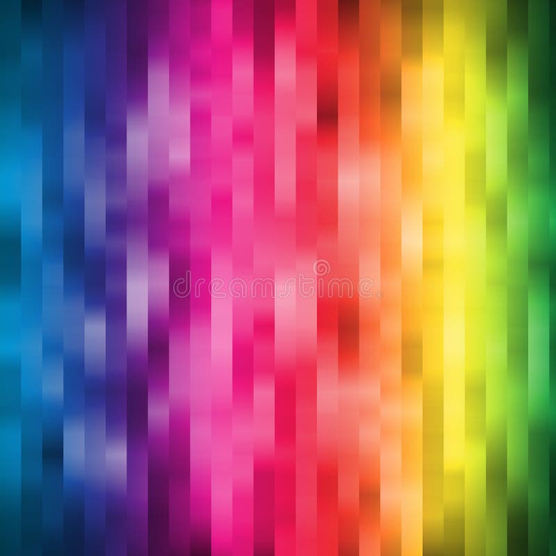 Rainbow Colored Stripe Wallpaper Background Stock Illustration ...