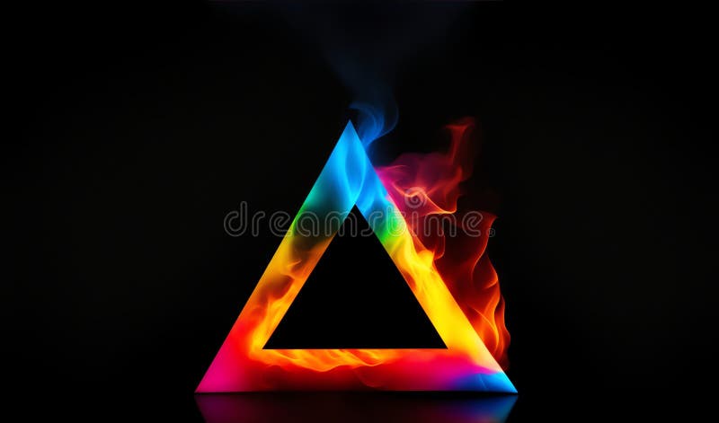 Burning Triangle Stock Illustrations – 987 Burning Triangle Stock ...