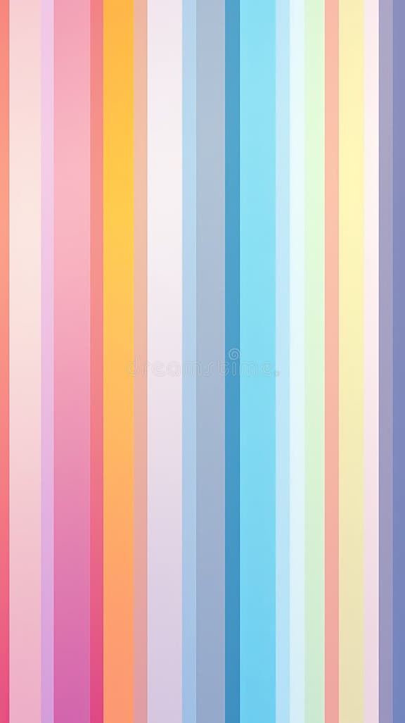 Rainbow Colored Wallpaper with Vertical Stripes Stock Photo - Image of ...