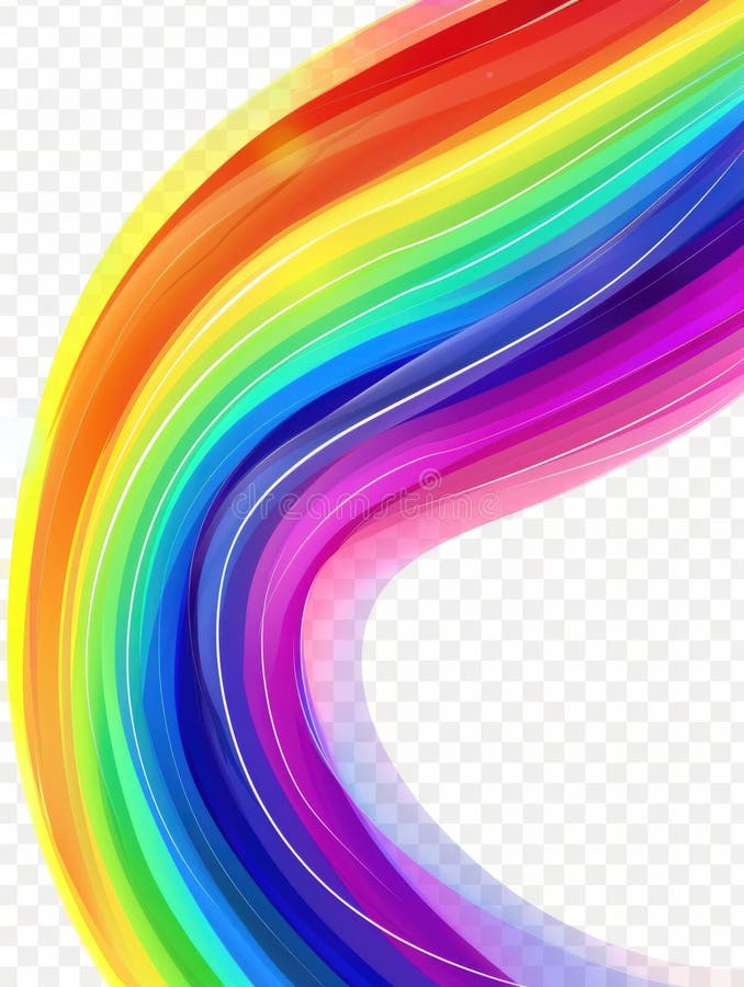Rainbow Colored Wave stock image. Image of colorful - 374223731
