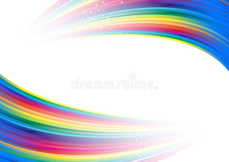 Rainbow Colorful Advertisement Stock Vector - Illustration of color ...