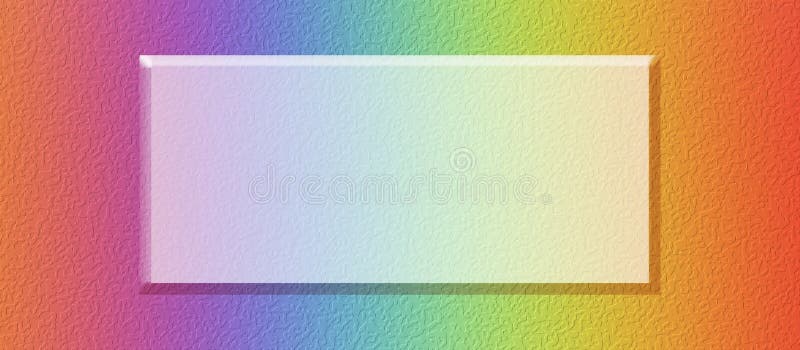 Rainbow Colorful Background Stock Photo. Text Frame Stock Illustration ...