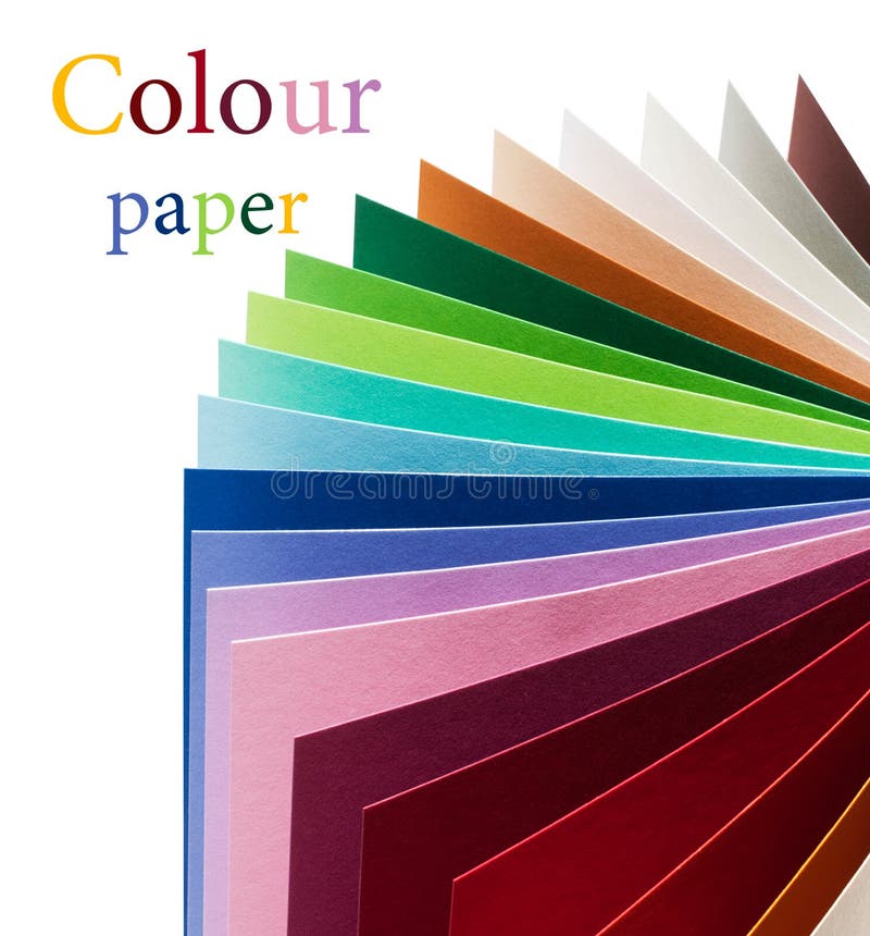 Rainbow colorful paper stock photo. Image of paper, color - 25424916