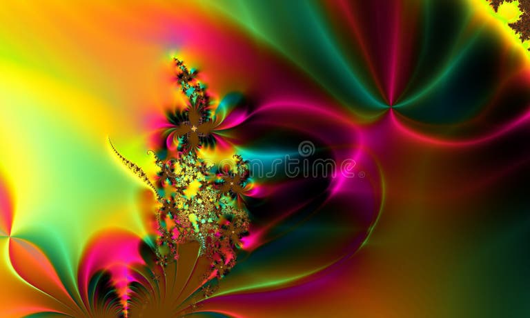 Rainbow Colorful Whimsical Abstract Background Stock Illustration ...