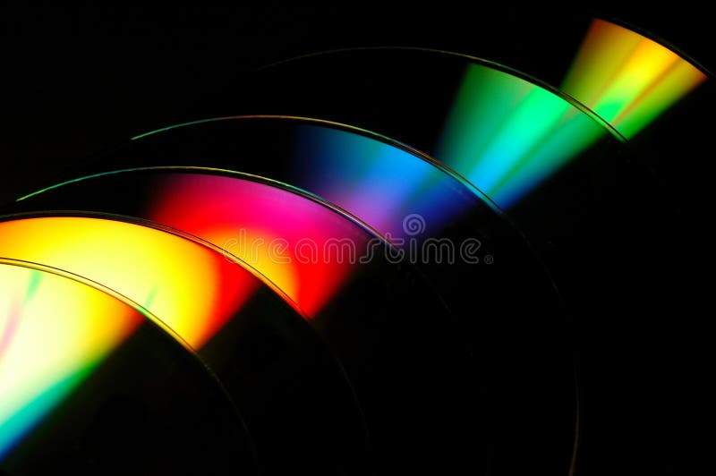 Rainbow colors stock photo. Image of tehnology, discs, illuminate - 910934