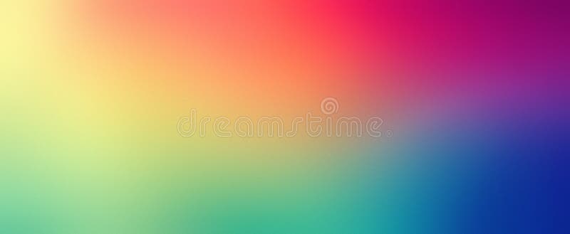 Rainbow Colors Background, Abstract Vibrant Color Gradient Banner Web ...