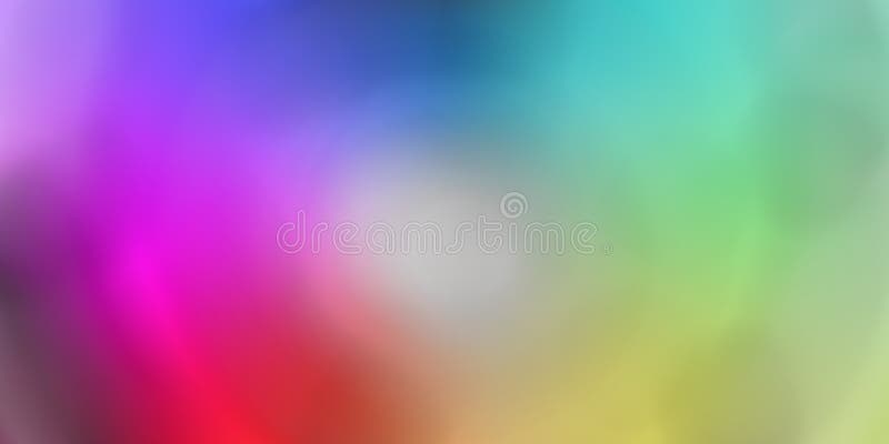Rainbow Colors Technology Background Panorama Stock Illustration ...
