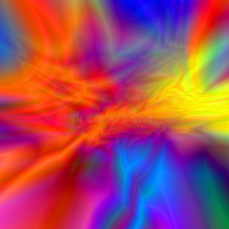 Psychedelic Night Lights stock illustration. Illustration of geometric ...