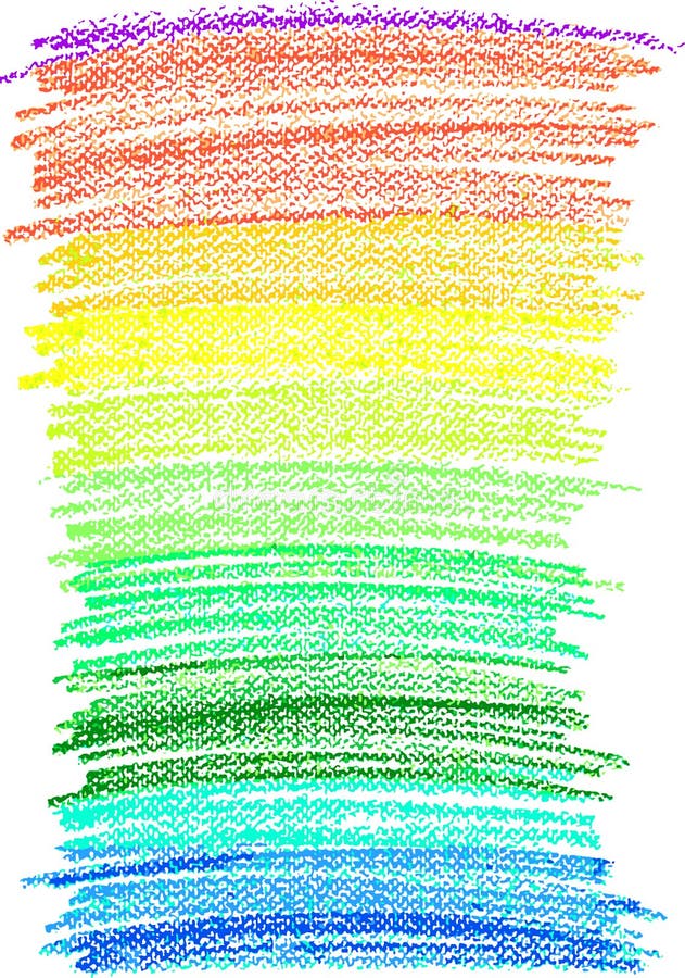 Rainbow Colors Chalk Gradient Illustration Stock Photo - Image of ...