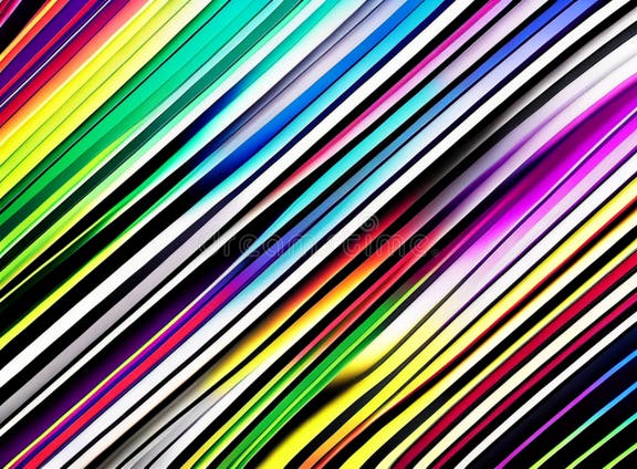 Rainbow Colors Lines Wallpaper Background Stock Illustration ...
