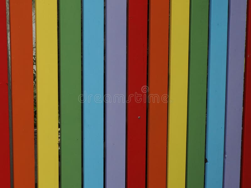 Multicolor Vertical Striped Pattern on Cement Wall. Colorful Painted on ...