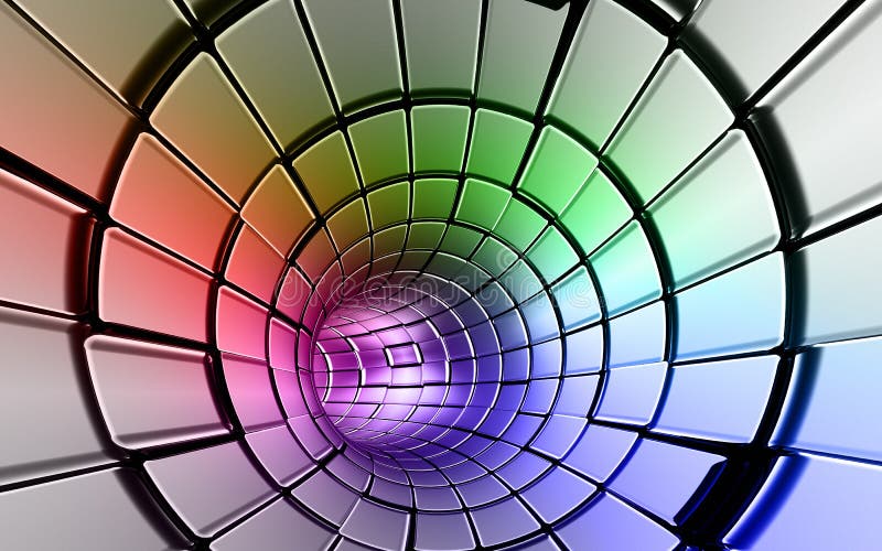 Rainbow Colors Technology Background Stock Photo - Image of abstract ...