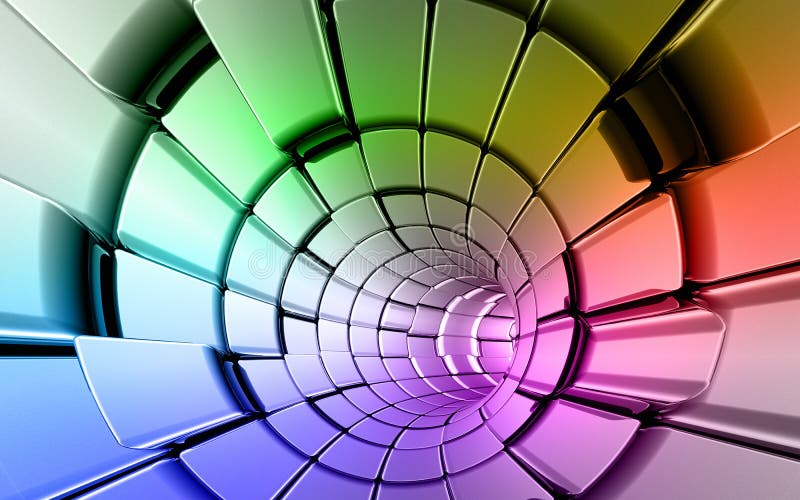 Rainbow Colors Technology Background Stock Illustration - Illustration ...