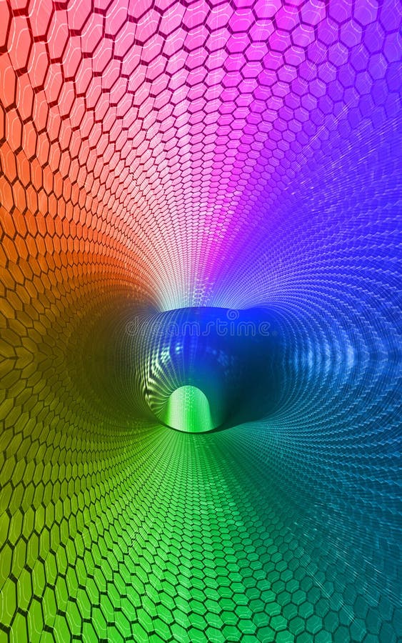 Rainbow Colors Technology Background Vertical Stock Illustration ...