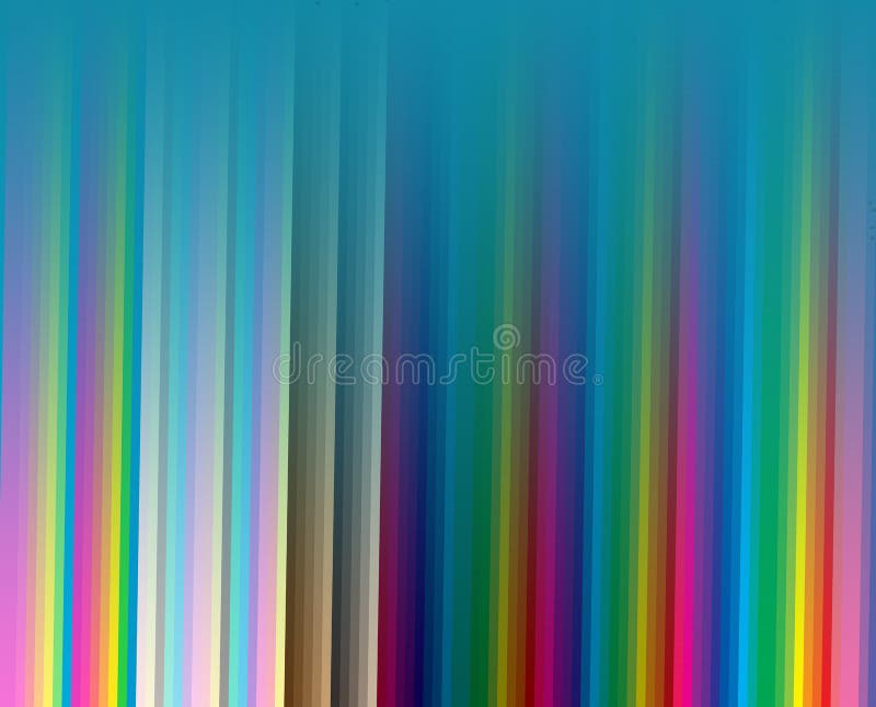 Rainbow Colour Abstract Make by Adobe Photoshop Stock Illustration ...